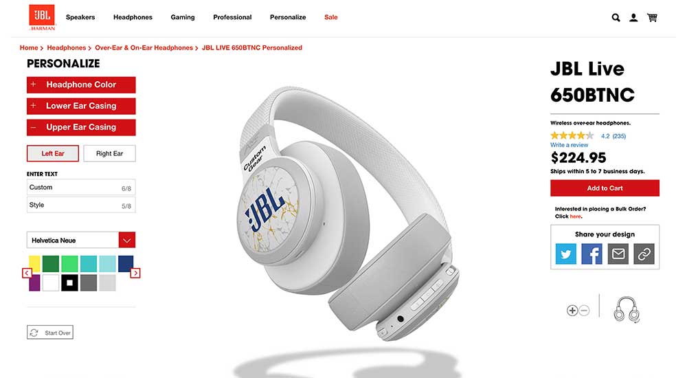 JBL CUSTOMIZER - Spectrum